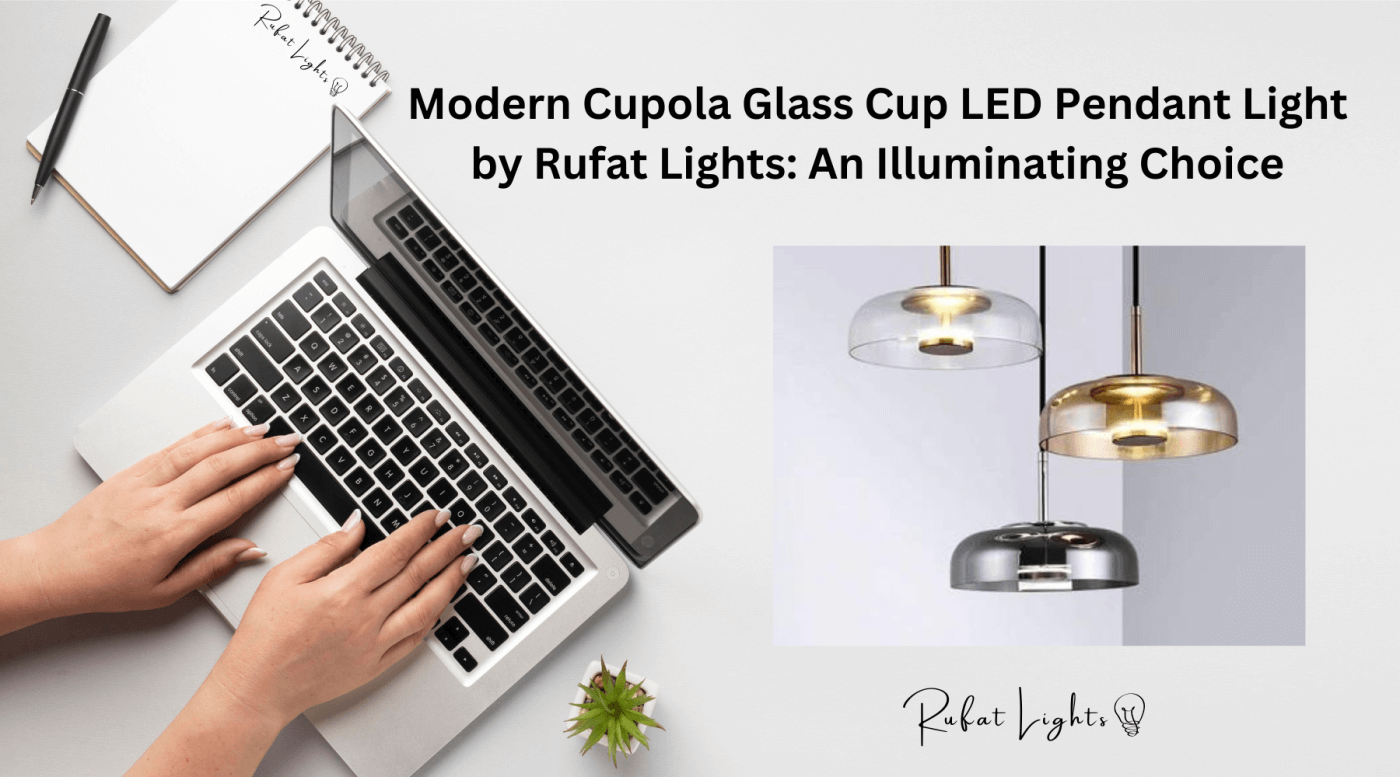 Explore the Modern Cupola Glass Cup LED Pendant Light by Rufat Lights ...