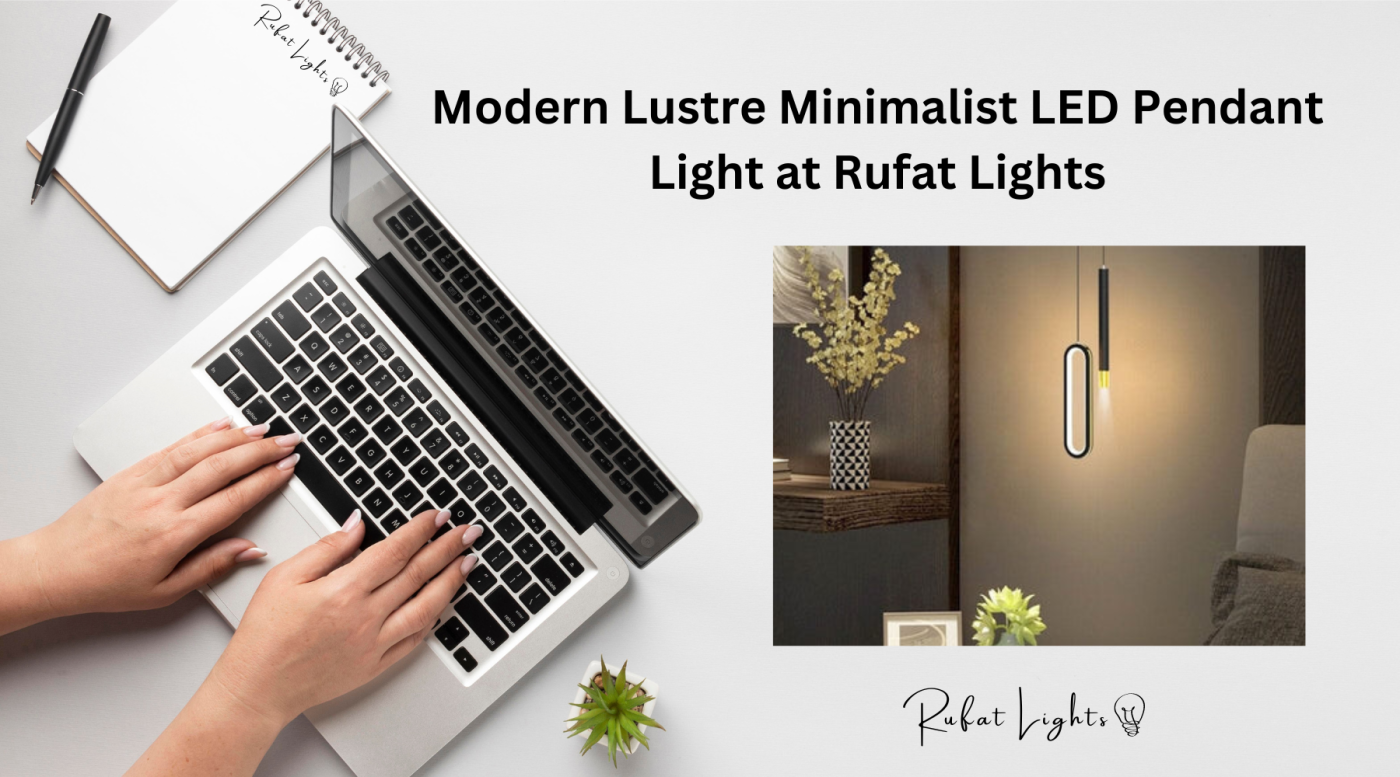 Modern Lustre Minimalist LED Pendant Light: Sleek design, energy ...
