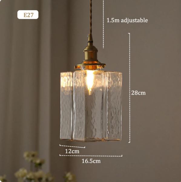 Enhance Your Space with an Elegant Glass Hanging Pendant Light