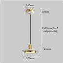 Luxury Postmodern LED Marble Disc Pendant Lights - Exquisite Lighting ...