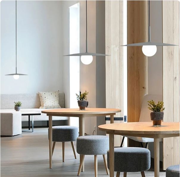 Contemporary LED Pendant Lamp with Horn-inspired Design – Rufatlights