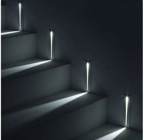 Sleek Recessed LED Corner Wall Light | Illuminate Your Space