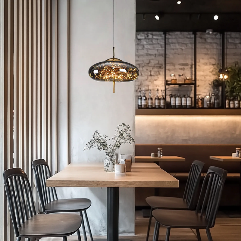 Luxury Glass Globe Sprinkle Pendant Light | Rufat Lights