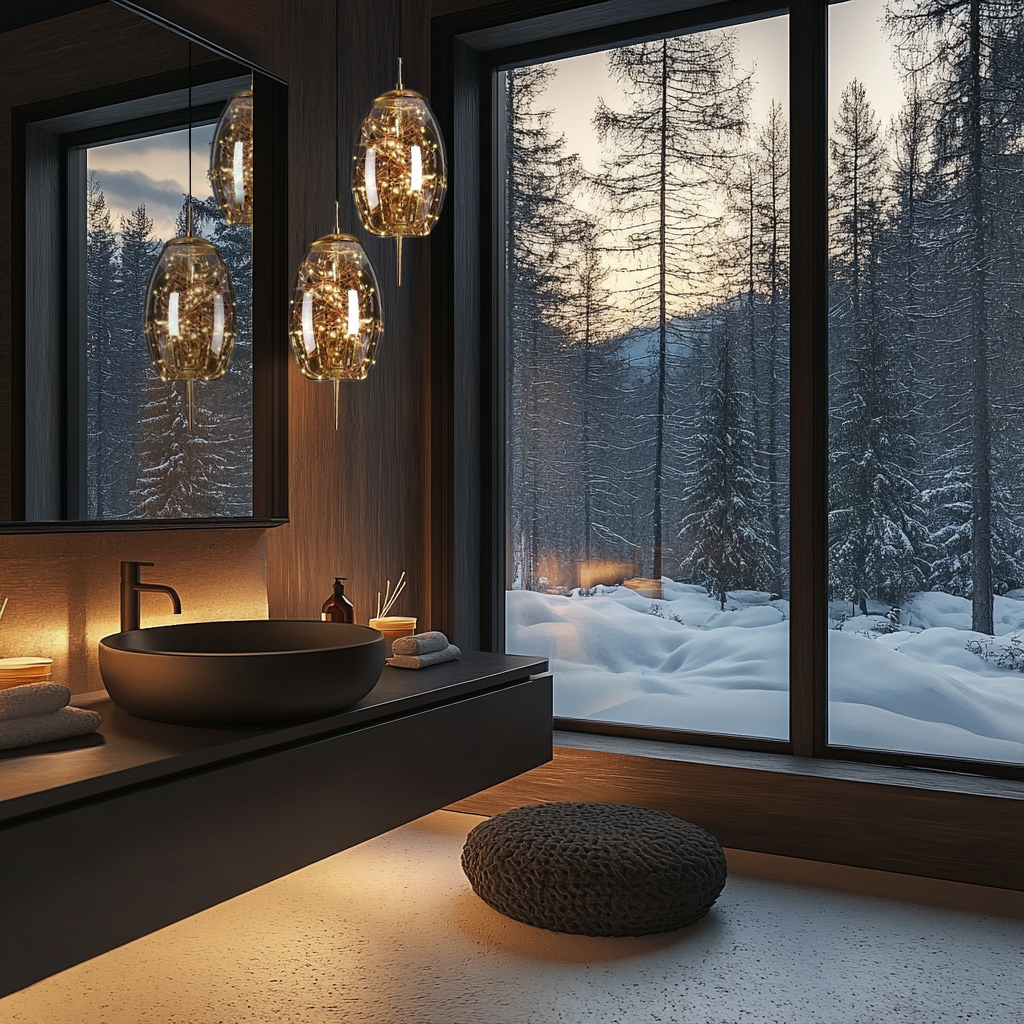 Luxury Glass Globe Sprinkle Pendant Light | Rufat Lights