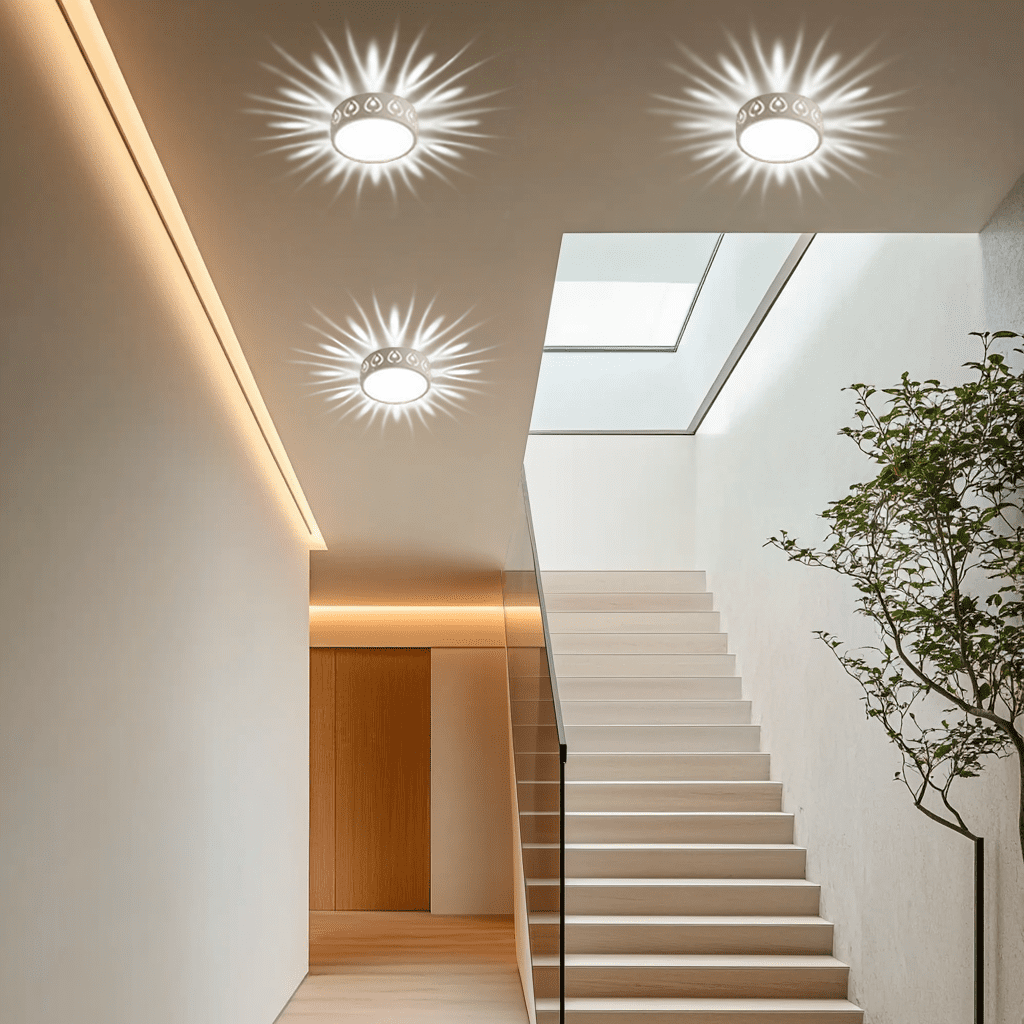 Modern Surface Mount Round LED Ceiling Light | Rufat Lights