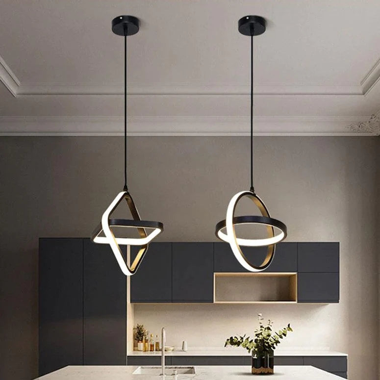 Illuminate Your Space with Creative Designer Strip LED Pendant Lights ...