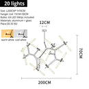 Sputnik Industrial Tree Branch Chandelier | Rufat Lights