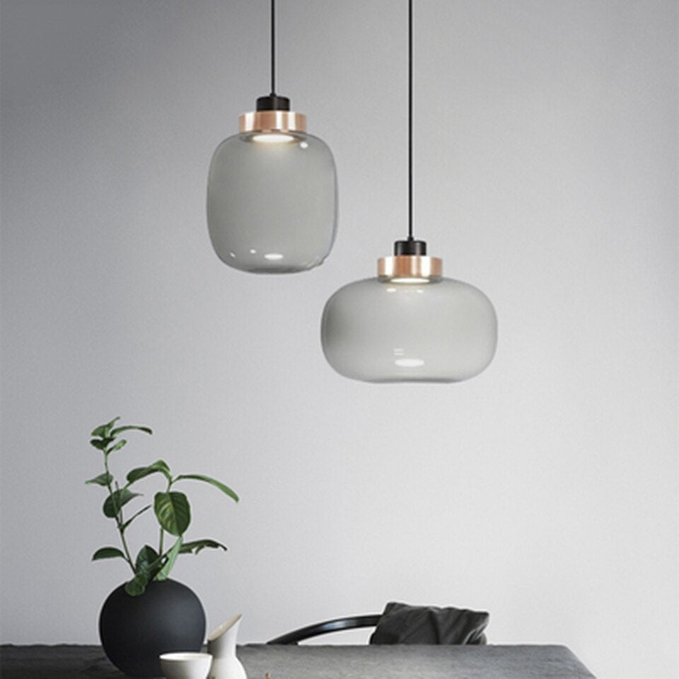 Designer Cylinder Hallow Glass Pendant Light – Rufatlights