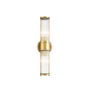 Elegance Redefined: Luxury Crystal Gold Glass Rod Wall Lamps