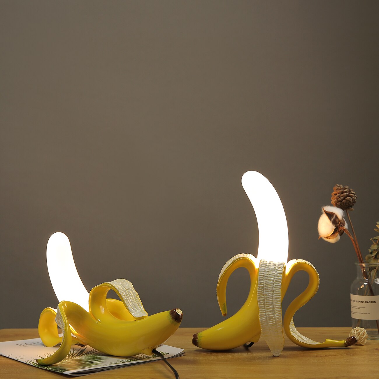 Playful Sophistication: Banana Lights Art Deco Table Lamps for Unique ...