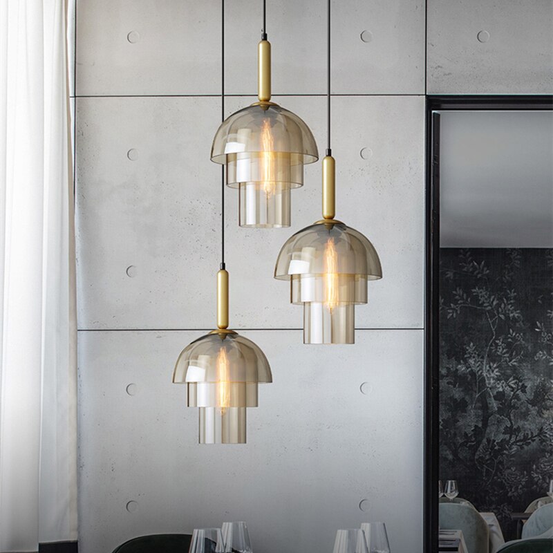 Multilayer Glass Pendant Lights - Captivating Layers of Illumination ...