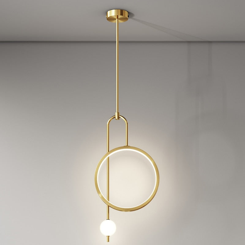 Modern Round Ring LED Pendant Lights: Contemporary Illumination ...