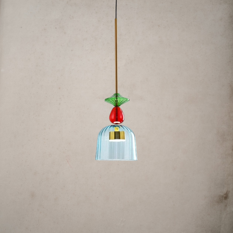 Vibrant Nordic: Glass Colourful Candy Pendant Lights