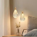 Gilded Serenity: Creative Gold Crystal Pendant Light