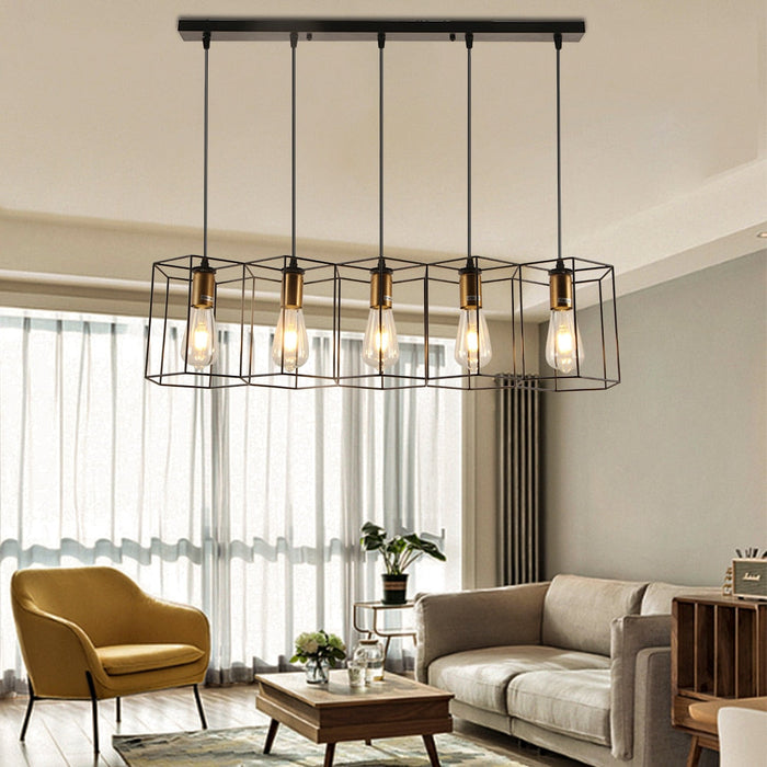 Sleek and Efficient: Modern Loft LED Metal Pendant Lamp