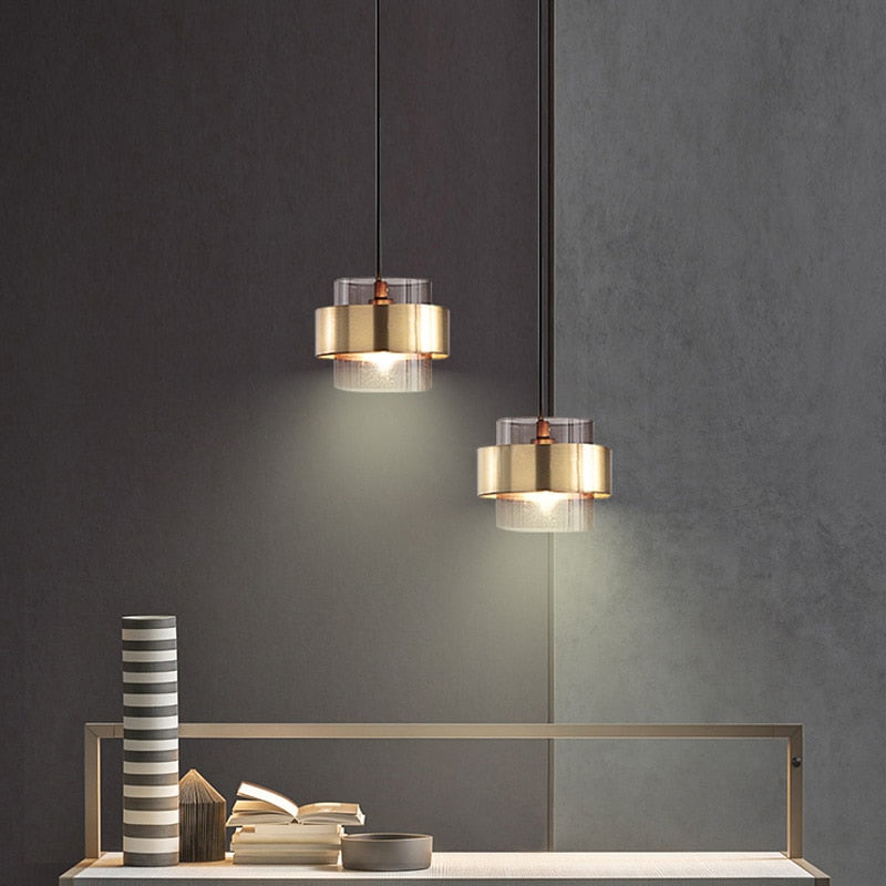 Nordic Luxury Plating Glass Pendant Light: Elegant Brilliance – Rufatlights