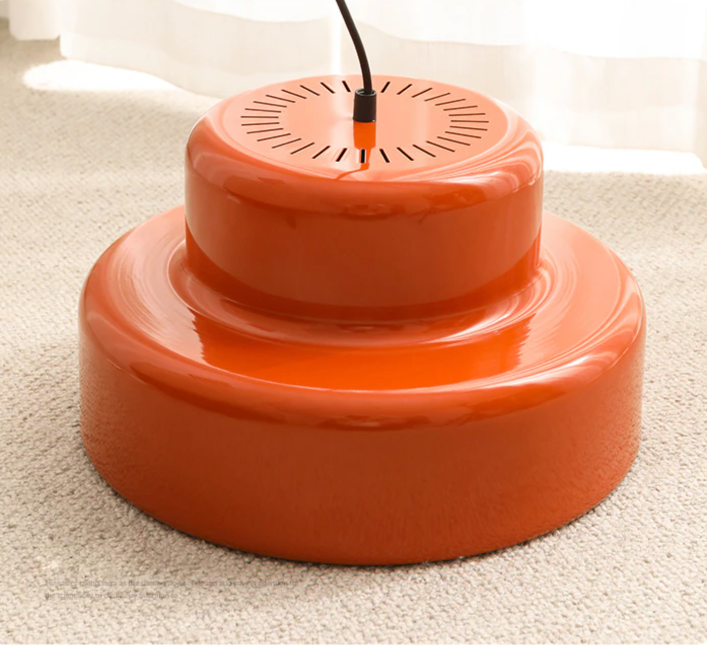 Nordic Vintage Orange Ceiling Pendant Light | Stylish Retro Lighting