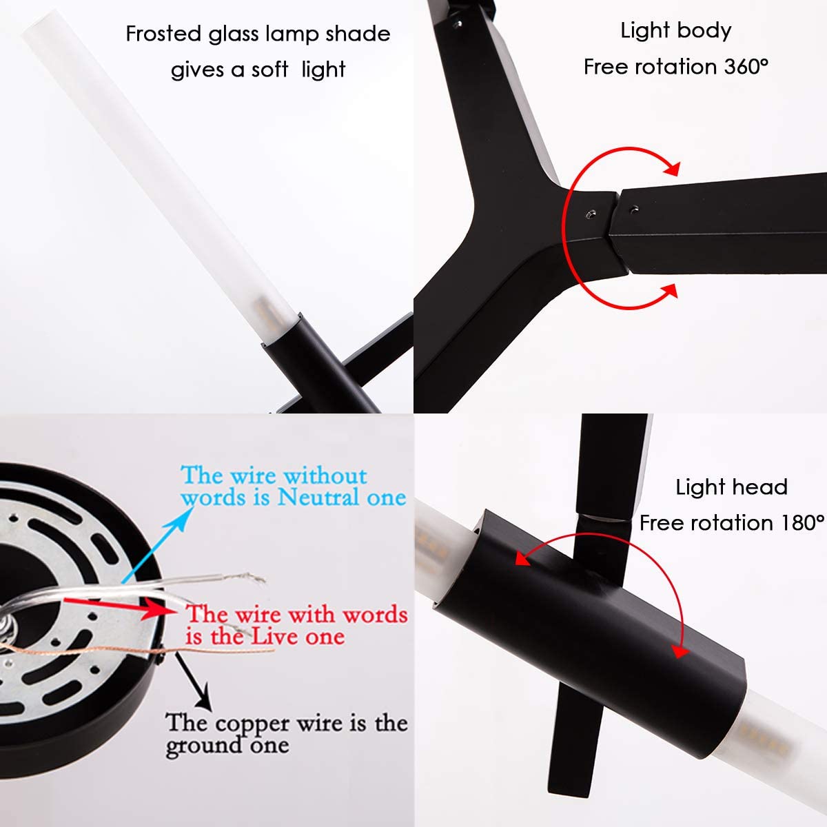 Sputnik Industrial Tree Branch Chandelier | Rufat Lights