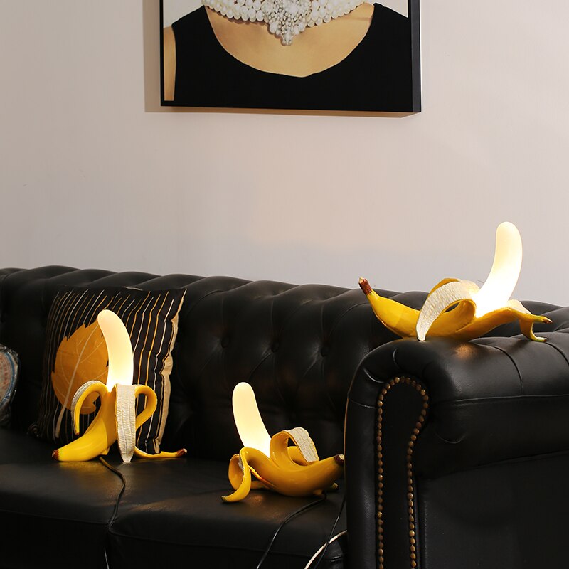 Playful Sophistication: Banana Lights Art Deco Table Lamps for Unique ...