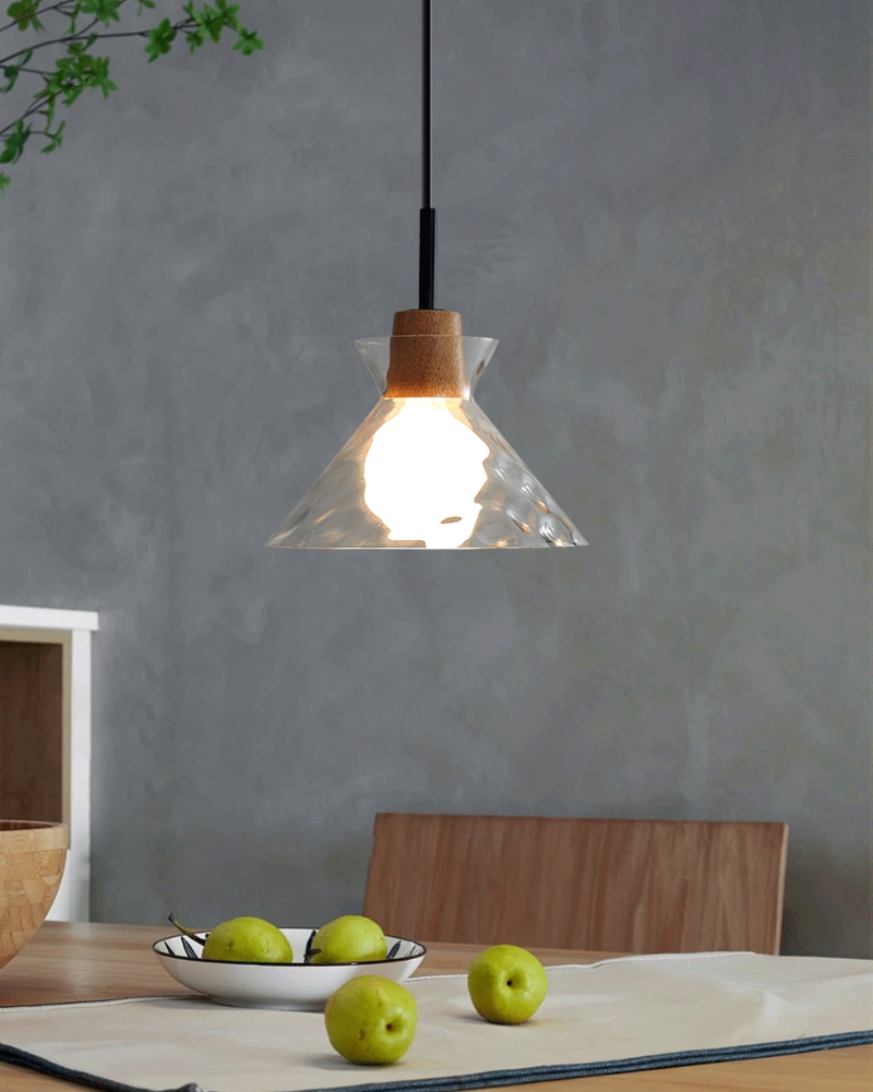 Captivating Textured Glass Pendant Lights for Stylish Illumination