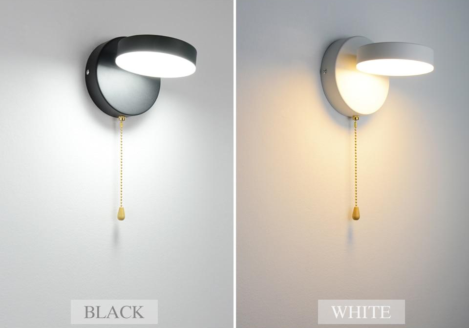 Rotating Circular Wall Lamp | Contemporary LED Lighting