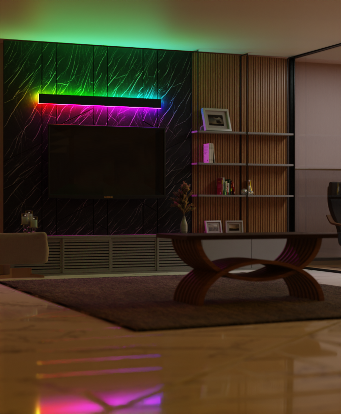 Aluminum Wall LED Light Waterproof Outdoor/Indoor (RGB) - Durable and ...